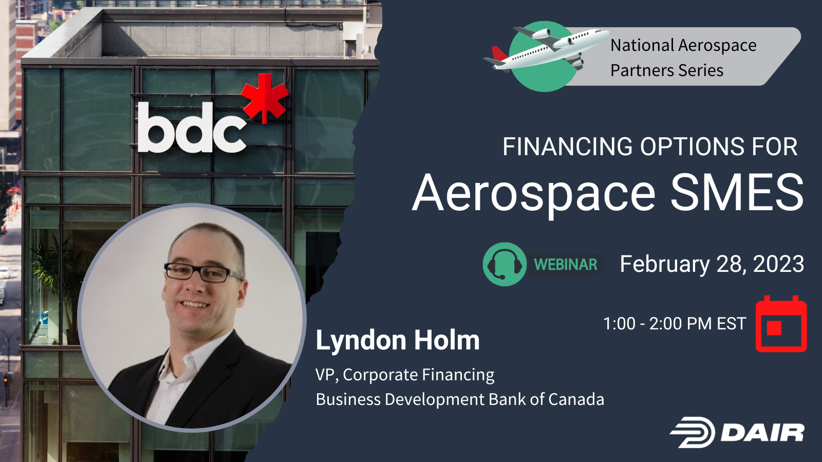 Free Webinar: Financing Options for Aerospace SMEs – Featuring Business ...